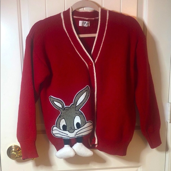 789 High Quality Clothes | Jackets & Coats | Red Cartoon Character Knit ...